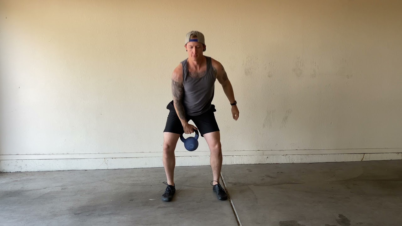 Alternating KB Clean Squat - YouTube