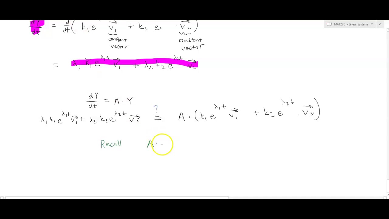 First Order Linear Differential Equations - Part 2 of 2 - YouTube