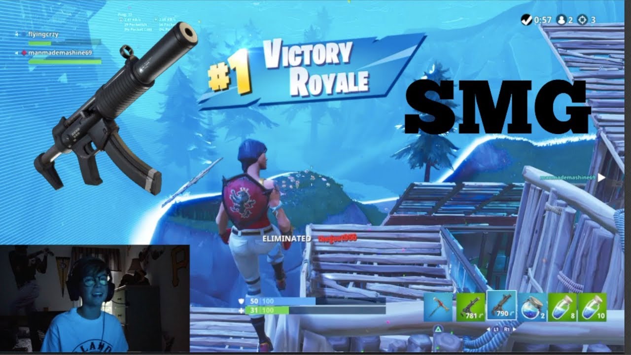 SMG ONLY CHALLENGE IN FORTNITE BATTLE ROYALE!!!! ( SUPER HARD ) - YouTube