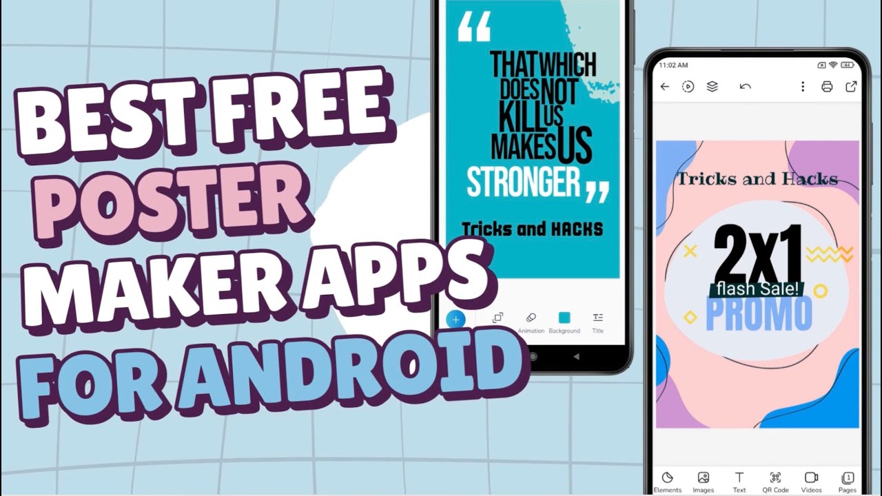Best Free Poster Maker Apps For Android | Poster Design Apps - YouTube