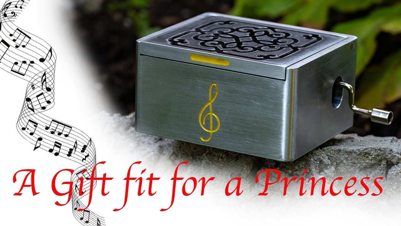 CNC made music box - YouTube