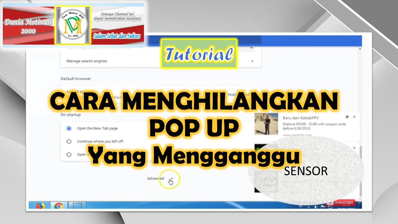 Cara Menghilangkan virus iklan Pop Up Di Google Chrom | TAB MUNCUL ...
