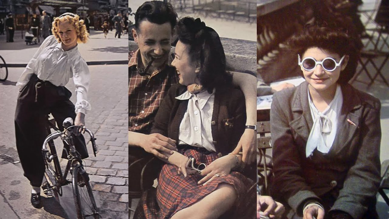Rare color photos of German-occupied Paris during WW2. - YouTube