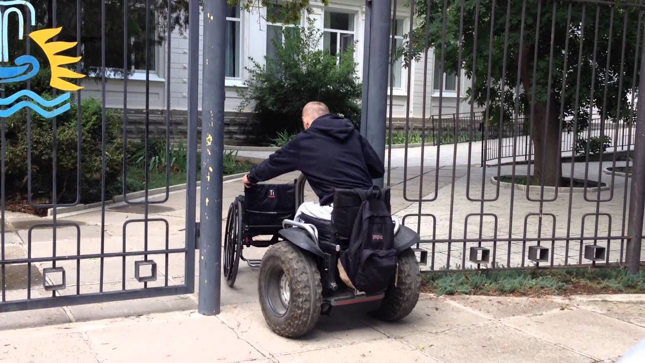 Segway wheelchair, Russia - YouTube