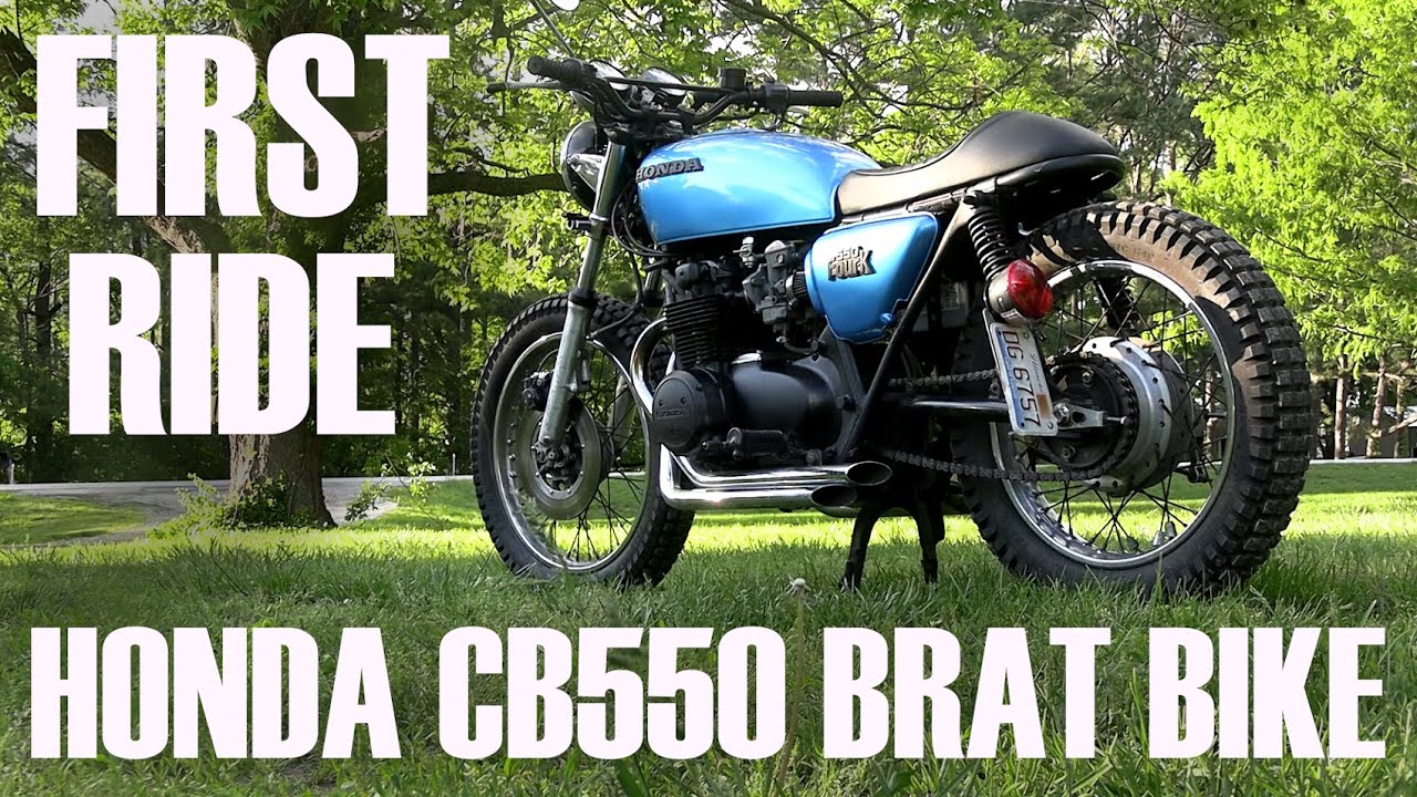First Ride of Honda CB550 Project Didn't Go Exactly as Planned - YouTube