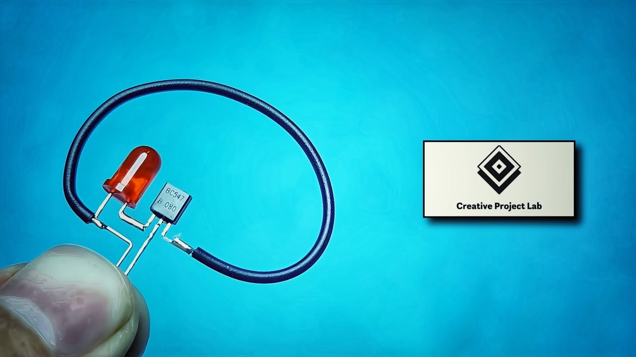 How to make a Simple Teach Switch | Using BC547 Transistor | Creative ...