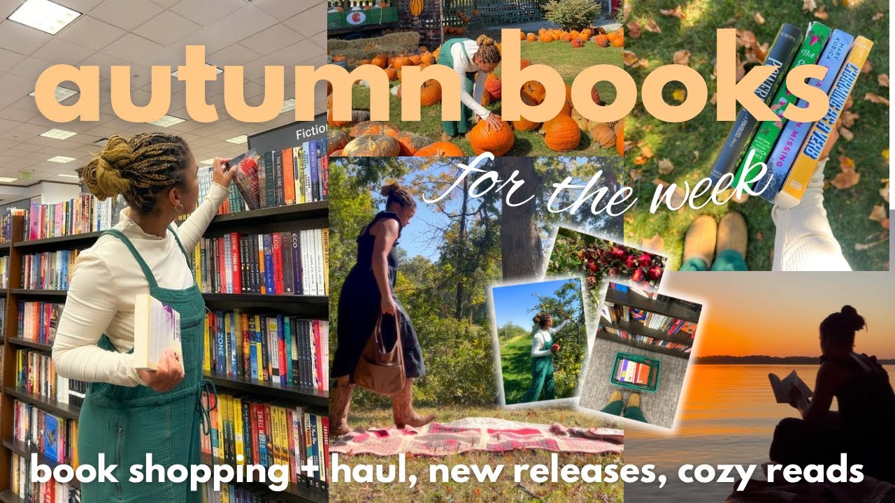 reading *cozy* autumn books from different genres for a week 🍂🍁🎃 ...