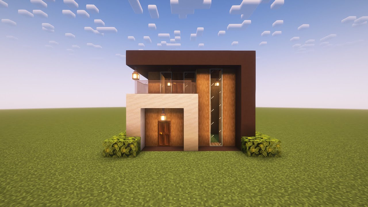 How To Build A Small House In Minecraft - YouTube