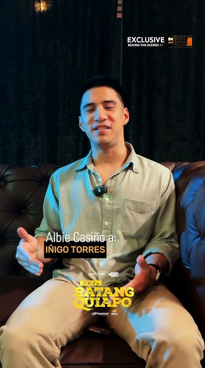 EXCLUSIVE First Day on Set: Albie Casiño bilang Iñigo Torres sa FPJ's Batang Quiapo! #AlbiCasiño ...