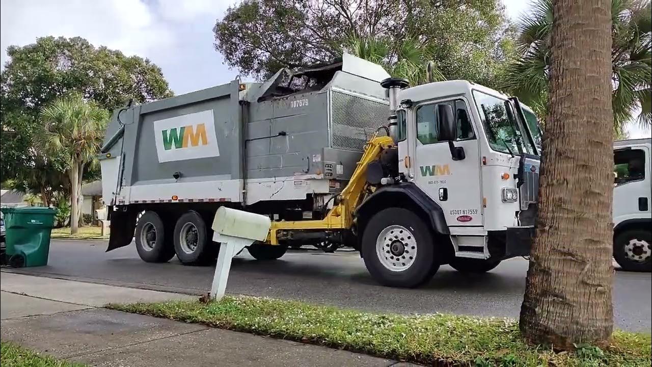 Waste Management's Grey Heil Python. Peterbilt Left Hand Drive Side ...