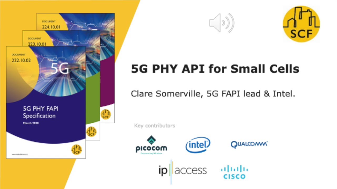 5G PHY API for Small Cells - YouTube