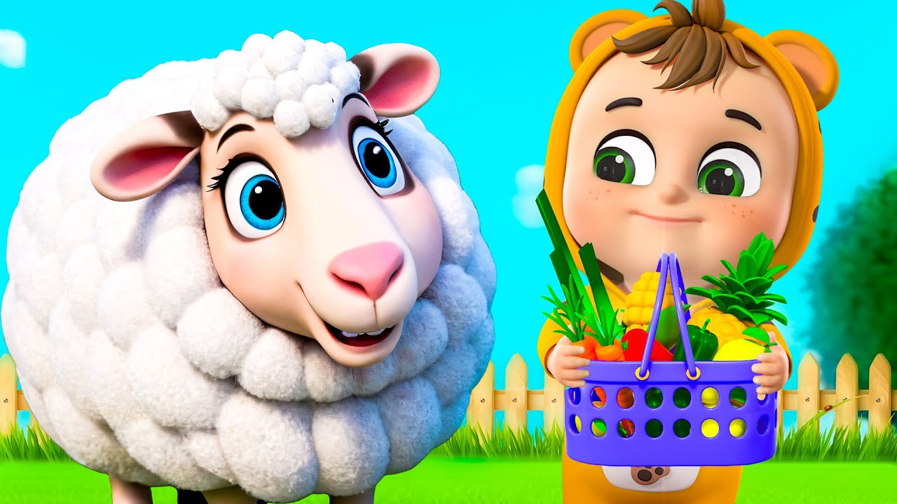 Baa Baa Black Sheep | Animal Farm Fruits songs | +More Nursery Rhymes ...
