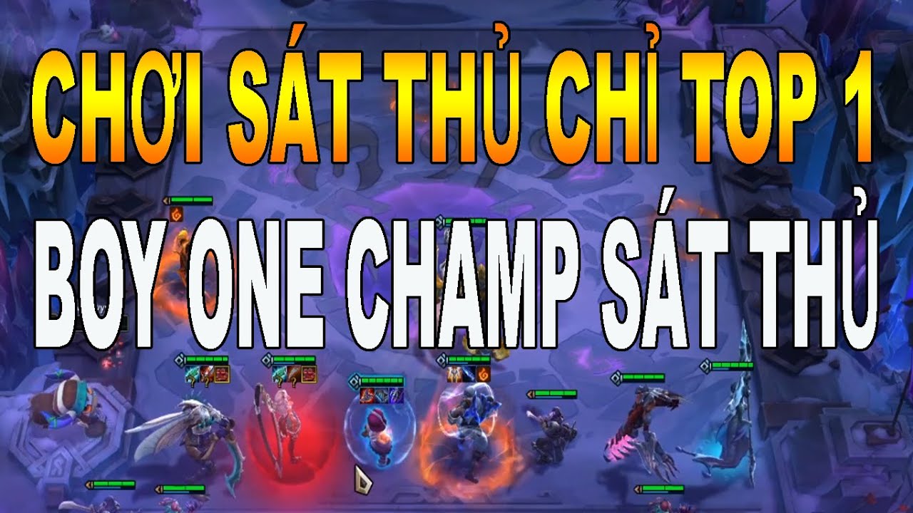 CHƠI SÁT THỦ CHỈ TOP 1 - HÃY GỌI MẠNH LÀ BOY ONE CHAMP SÁT THỦ | ĐẤU ...