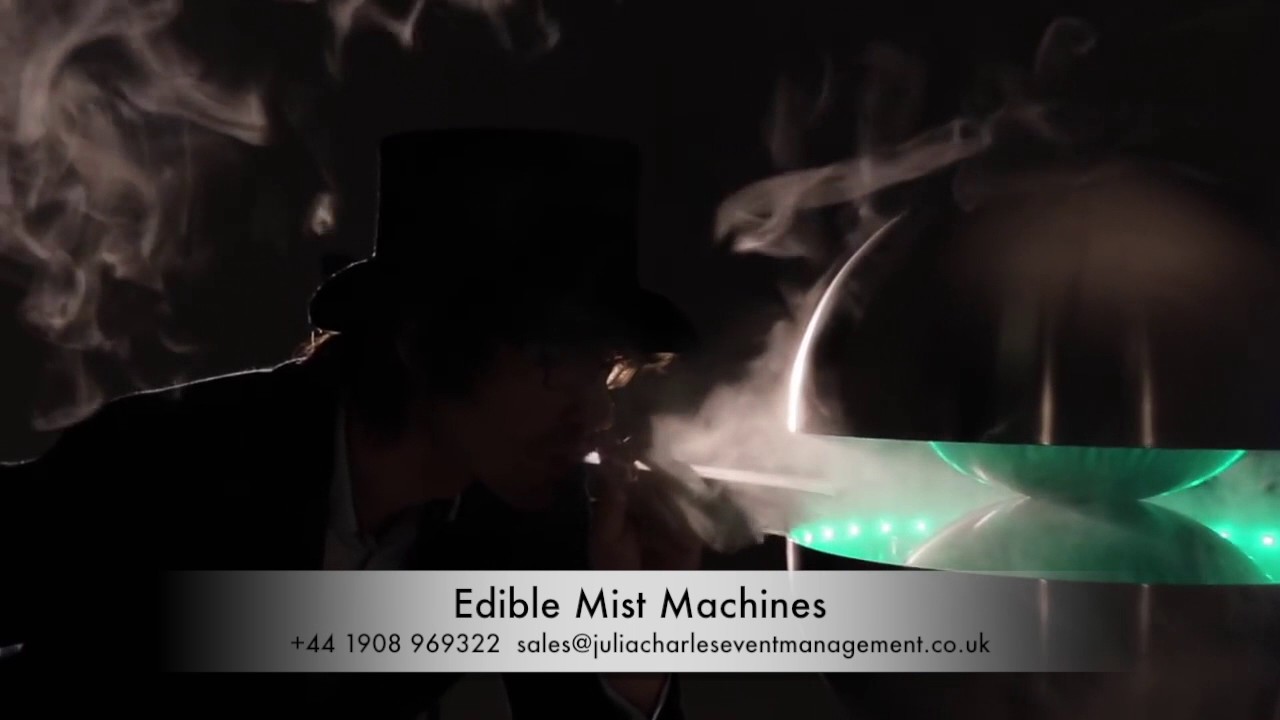 Edible Mist Machines – Catering - London - YouTube
