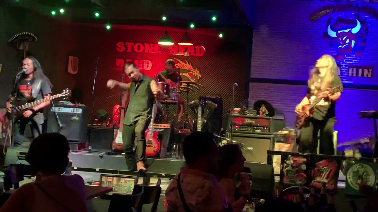 Stone Head Band - ACDC TNT cover live in Hua Hin, July 2019 - YouTube