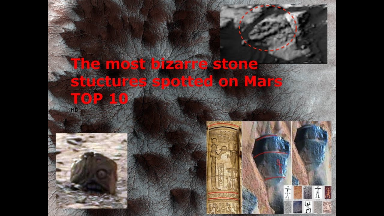 The most bizarre stone structures spotted on Mars TOP 10 HD - YouTube