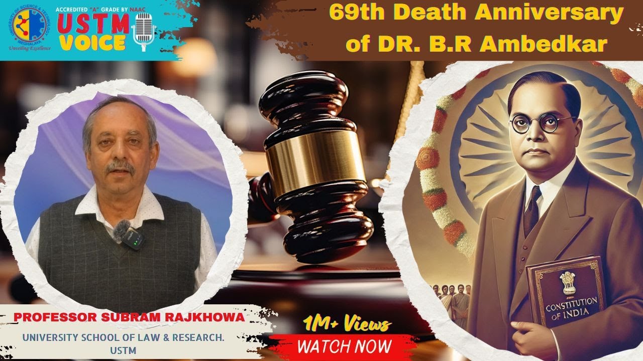 69Th Death Anniversary of Dr. B.R. Ambedkar | USTM |Professor Subhram ...