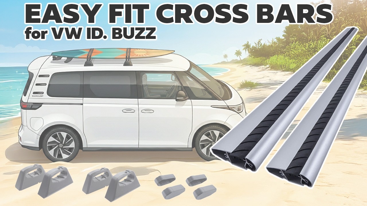 VW ID Buzz Roof Bars - Installation of our Easy Fit Volkswagen ID Buzz ...