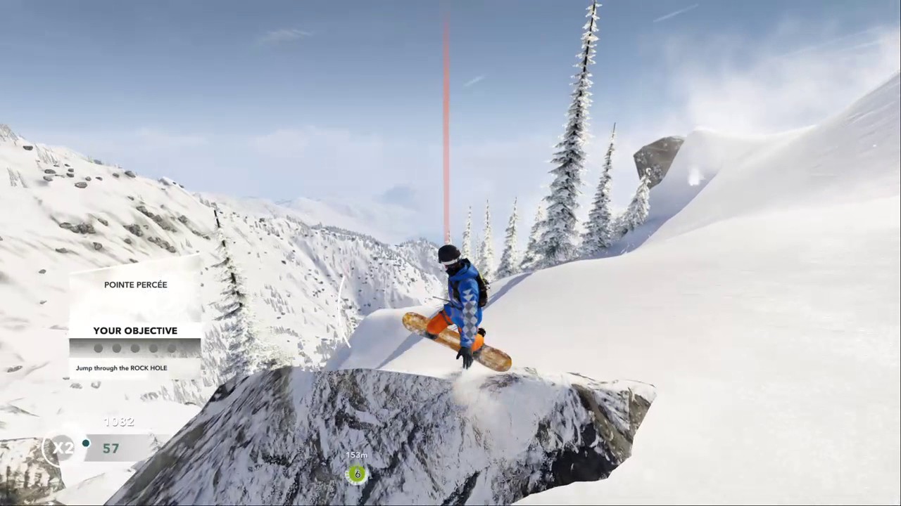 STEEP rock hole jump - YouTube