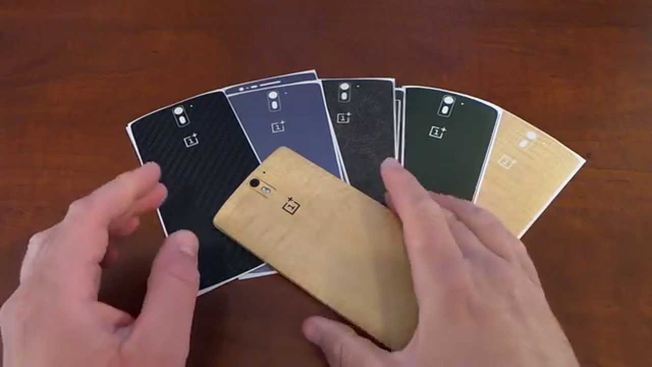OnePlus One Stickerboy skins - YouTube