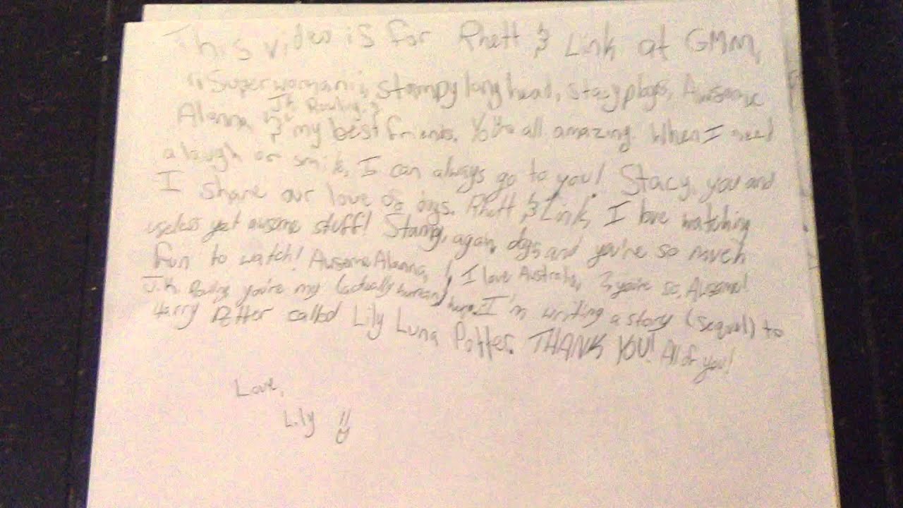 Thank You! To J.K. Rowling, Stampy, StacyPlays, AwsomeAlanna, GMM, and ...