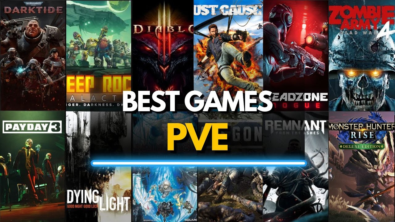 TOP 40 Best PvE Games You Must Play in 2025 - YouTube
