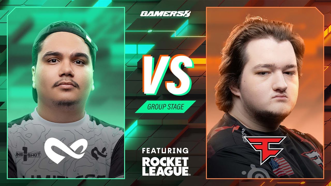 Limitless vs FaZe Clan // Gamers8 featuring Rocket League // Group ...