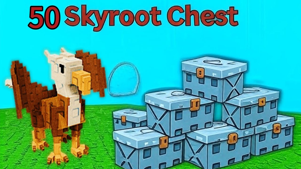 I Opened x50 SKYROOT CHESTS In GROW A GARDEN (Insane Luck) - YouTube
