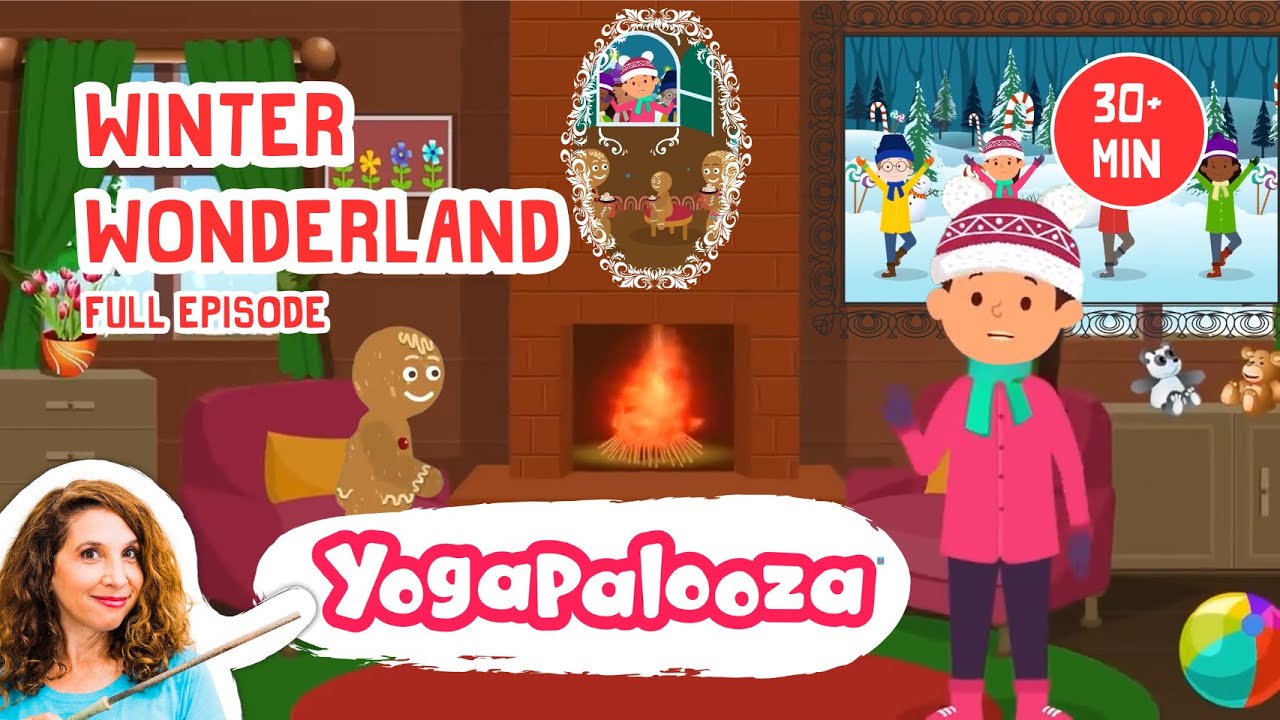 Full Episode: Winter Wonderland! Yoga Exercises for Kids Holiday Theme ...