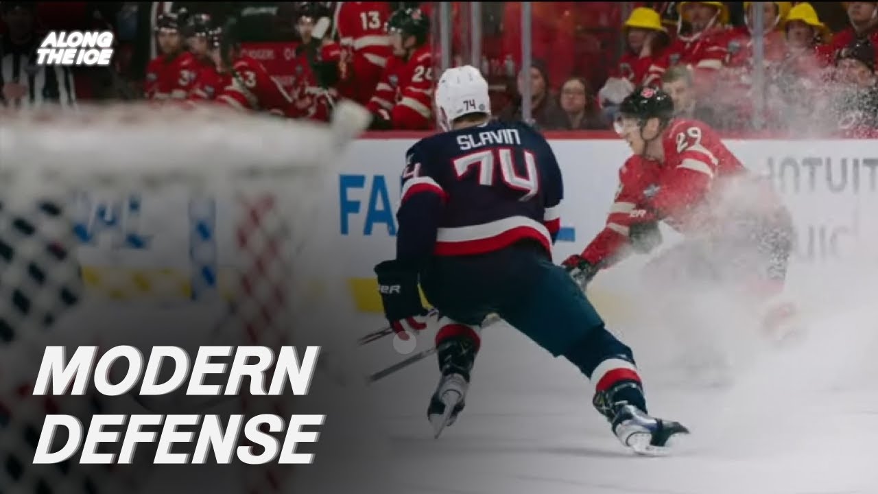 Modern defense featuring Jaccob Slavin and Devon Toews - YouTube
