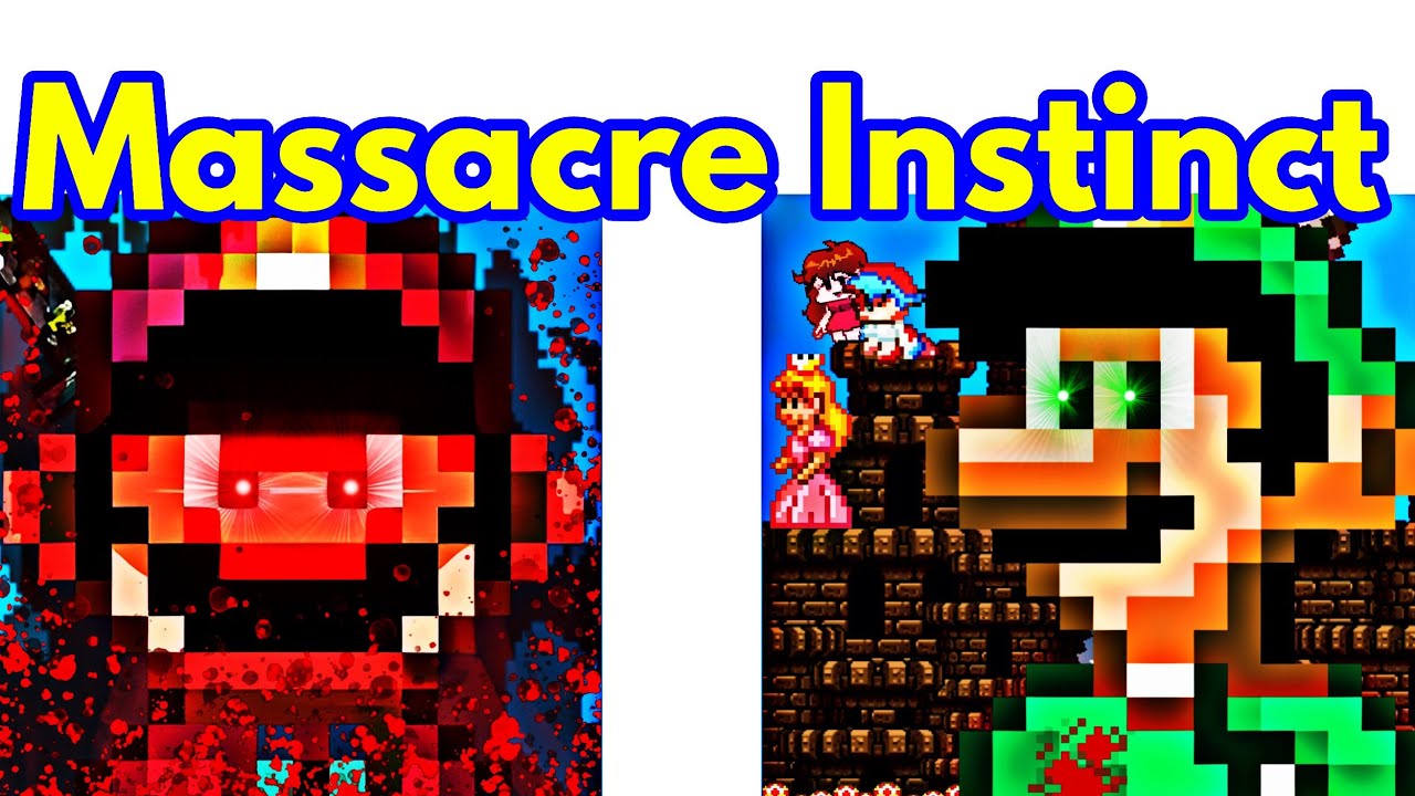 Friday Night Funkin' Vs Massacre Instinct | Super Mario Bros (FNF/Mod ...