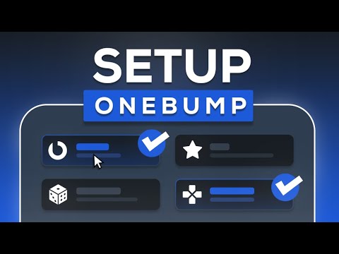 How To Setup OneBump (Grow Your Discord Server) - YouTube