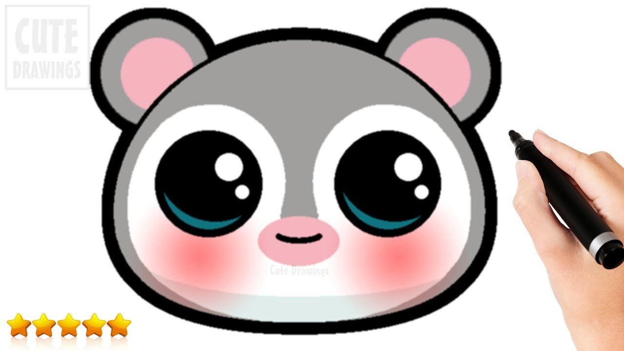 Step-by-Step Guide: How to Draw a Super Cute Mouse Face - YouTube
