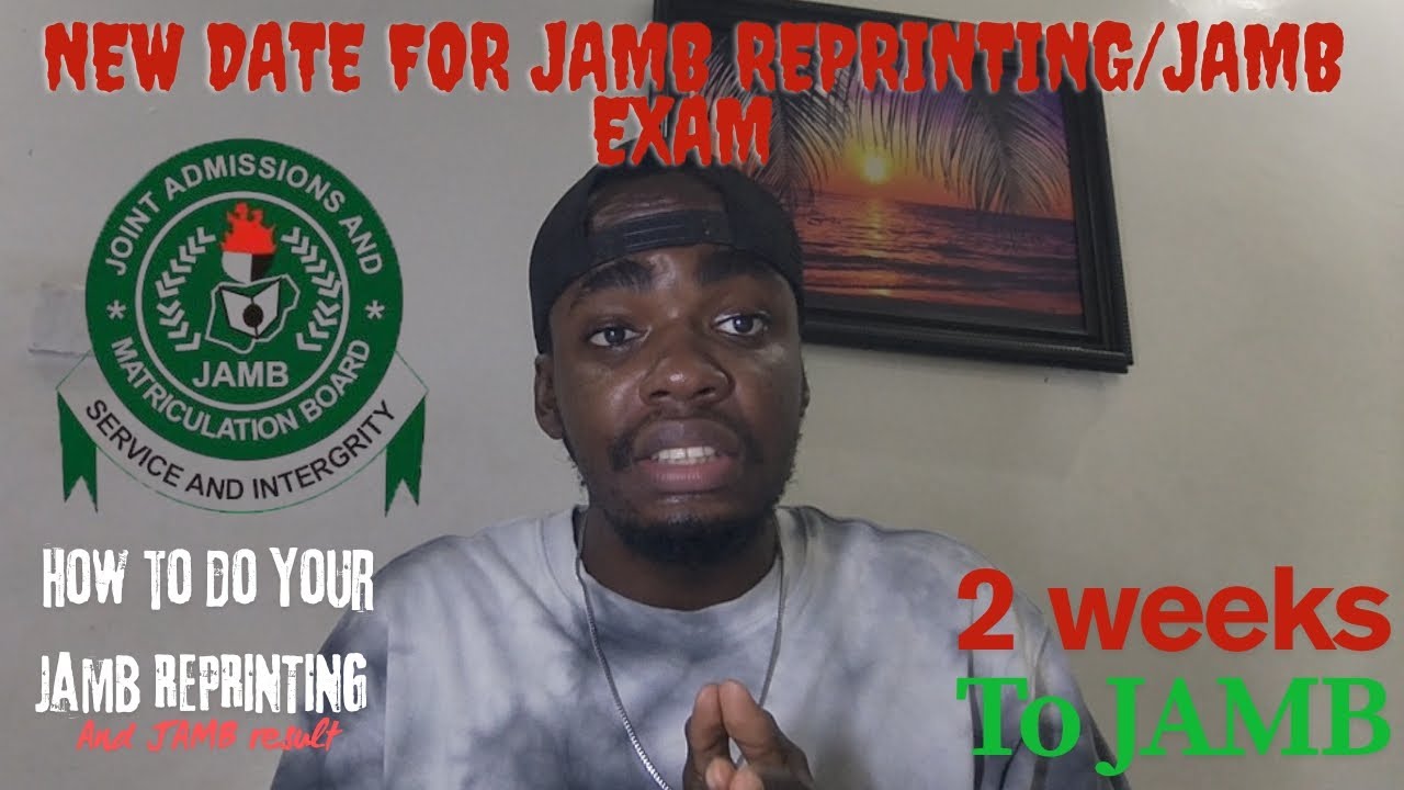 How to do your JAMB reprinting/ Release of JAMB result - YouTube