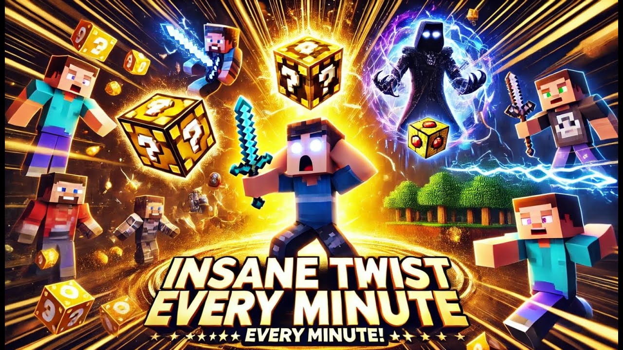 New Twist Every Minute! ⚡ Crazy Minecraft! - YouTube