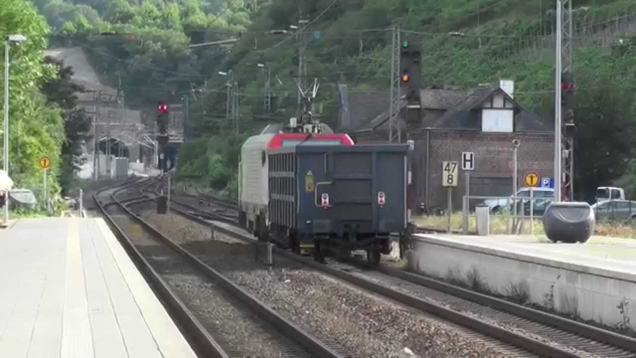 SNCF shortest possible freight train on the Mosel route - YouTube