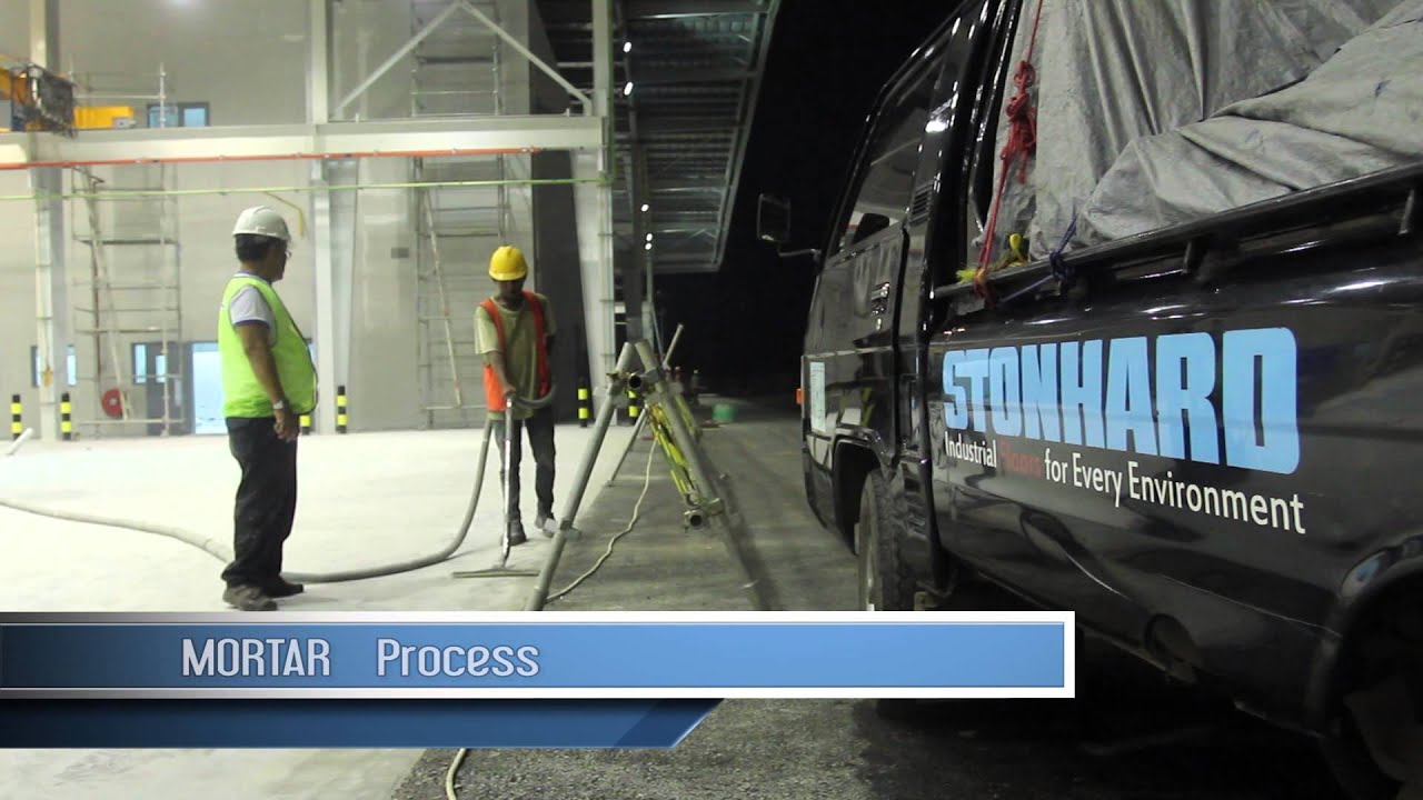 Stonhard Flooring in Indonesia - YouTube