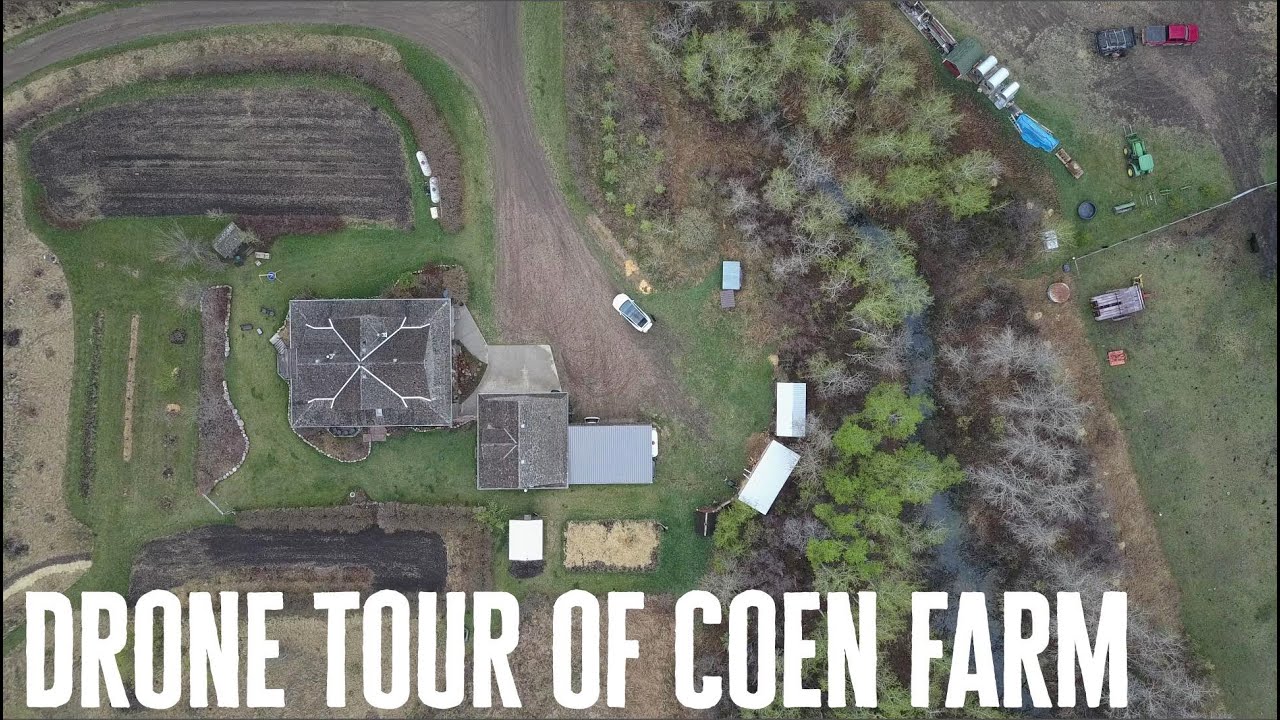 Drone Tour of a Regenerative Farm - Coen Farm - YouTube