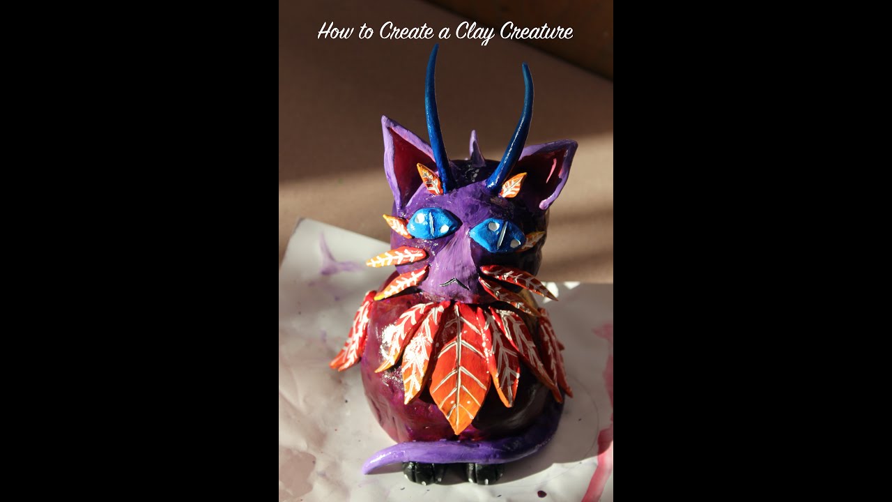 How to Create a Clay Creature - YouTube