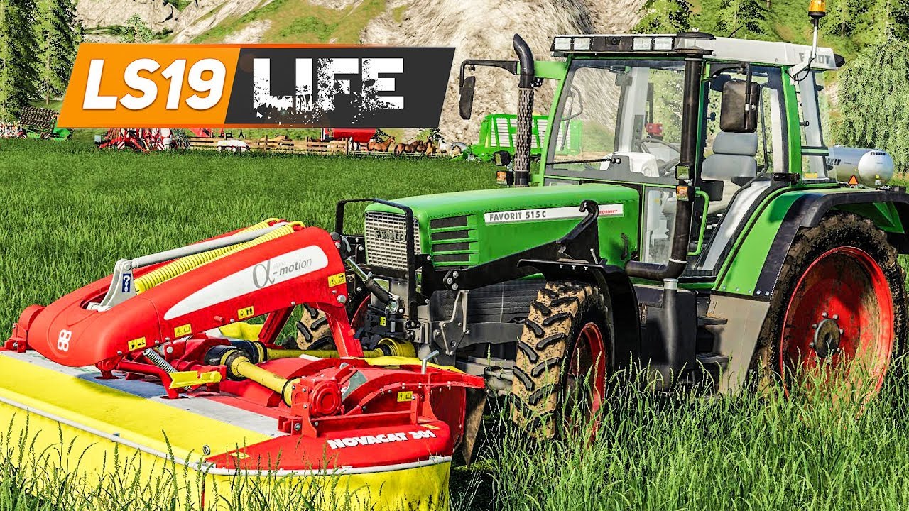 LS19 LIFE #30: Gras-Schnitt für die Gras-Silage! | FARMING SIMULATOR 19 ...