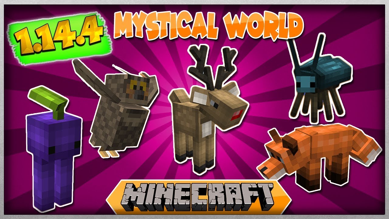 MYSTICAL WORLD - 1.14.4, 1.12.2 - NOVAS CRIATURAS MÍSTICAS - TUTORIAL ...