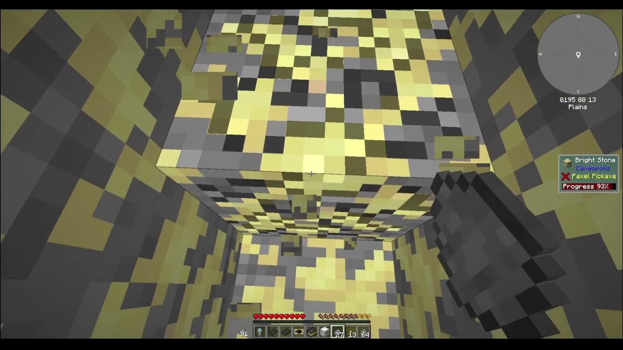 Chewy Plays Modded Minecraft Caveopolis Ep 1 Youtube