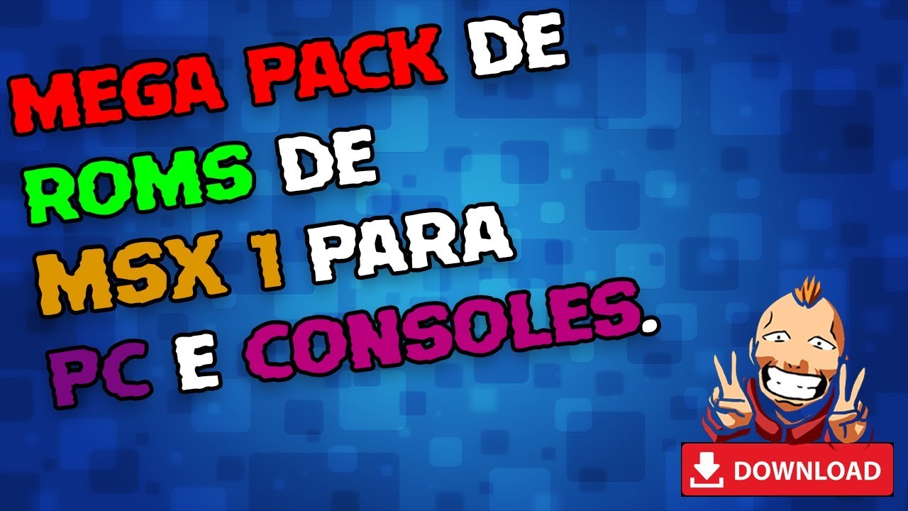 Mega Pack de Roms de MSX 1 para PC e Console. - YouTube