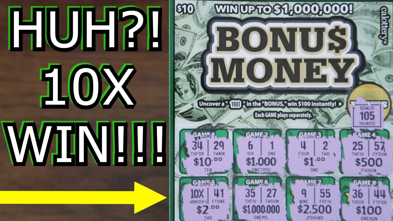 LOL SURPRISE 10X WIN!!! Bonus Money & Red Hot 10's $10 CA Lottery ...