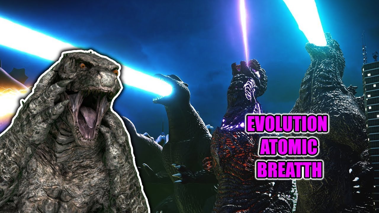 Godzilla Reacts To Evolution Of Godzilla's Atomic Breath - YouTube