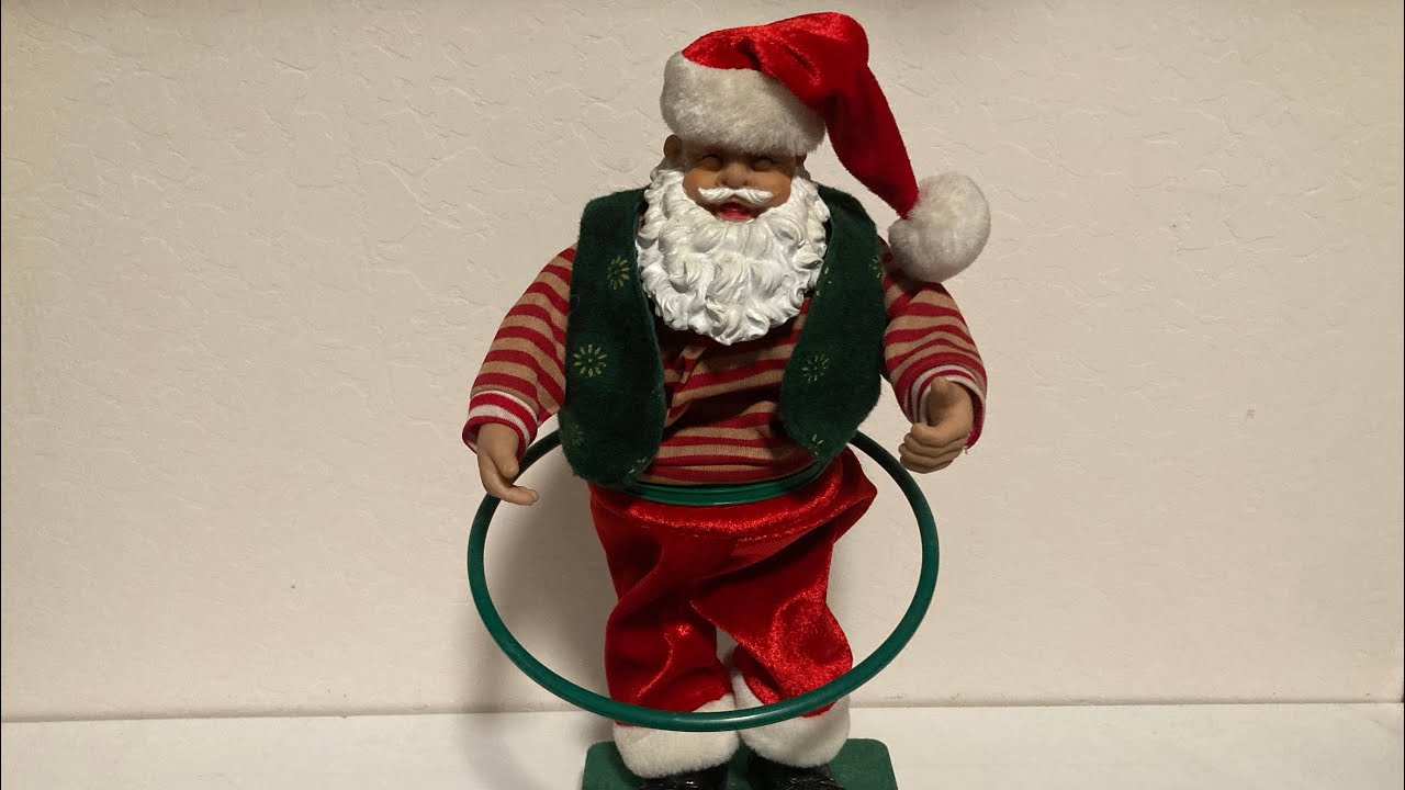 T.L. Toys hula hoop santa (vest version) - YouTube