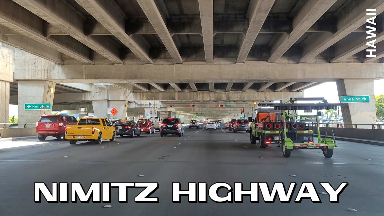 Nimitz Highway Under The H1 Freeway Viaduct | Buhay Hawaii [4K] - YouTube