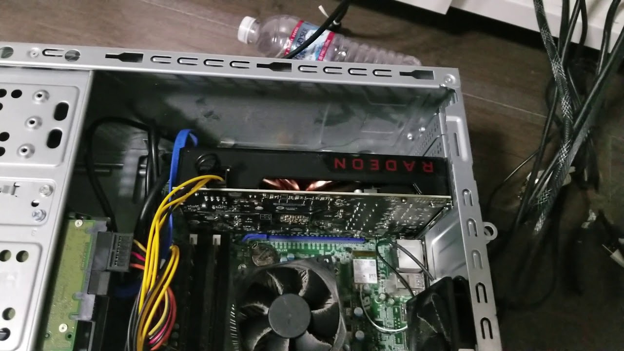 Installing MSI Radeon RX 580 graphics card from Newegg for $199 - YouTube