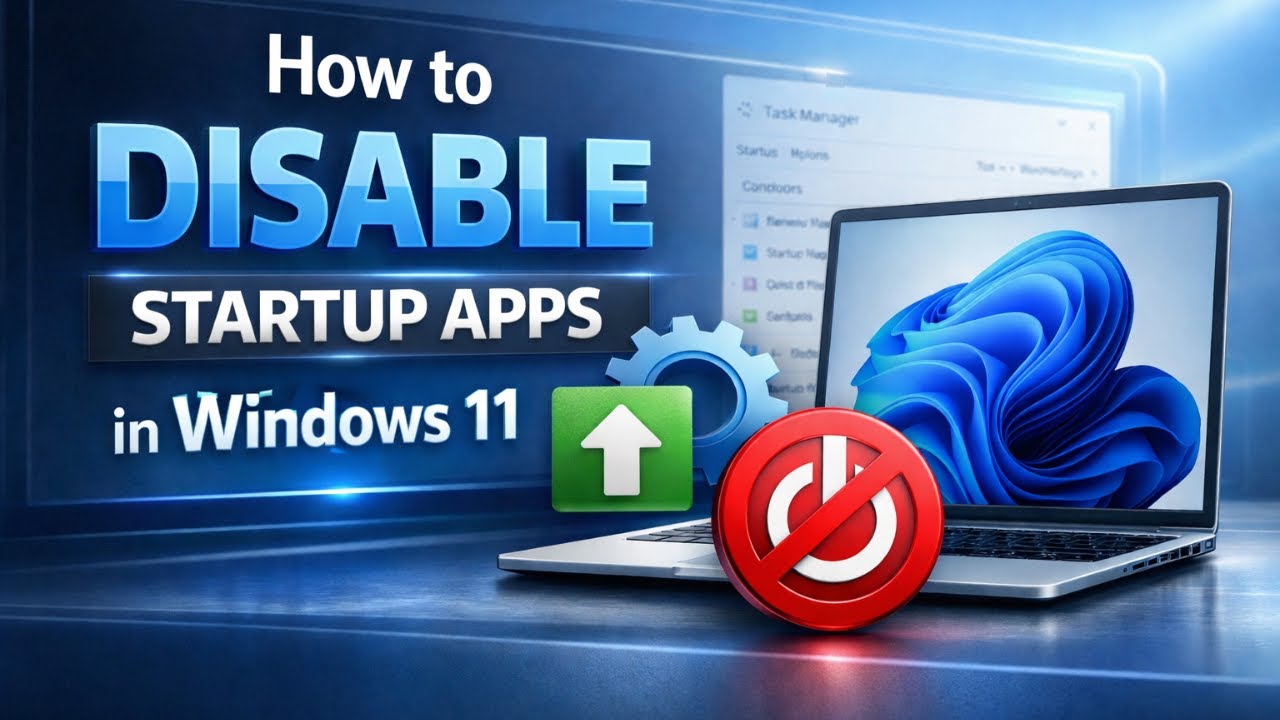 How To Disable Startup Apps in Windows 11 ( Steps in 1 Minutes ) - YouTube