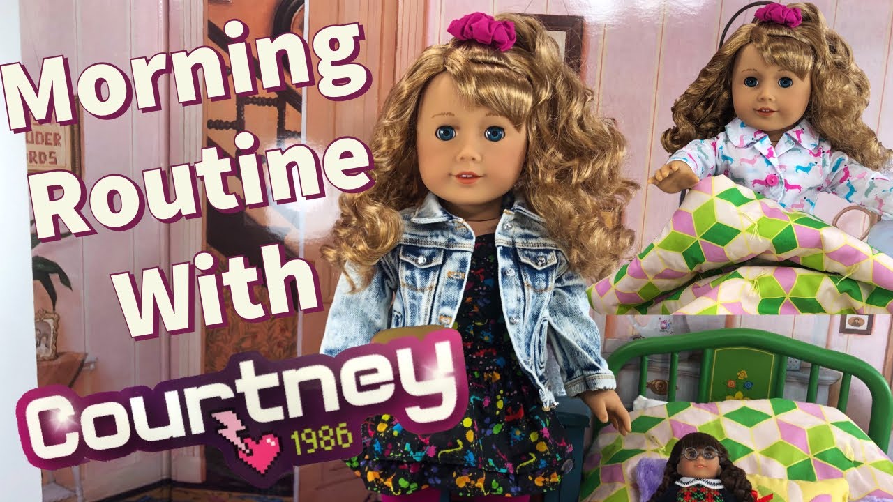 Courtney 1986 Before School Routine | American Girl Doll Morning ...